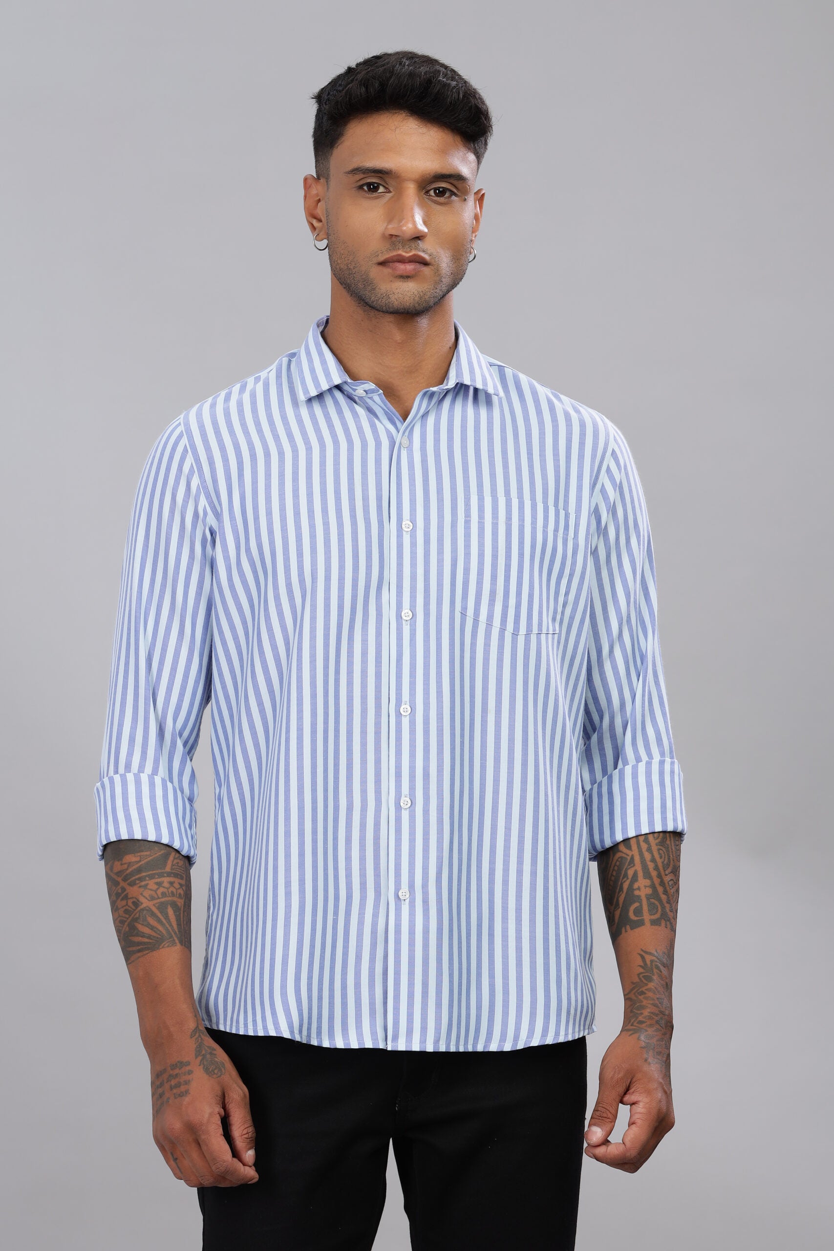 Premium Formal Stripe Shirt – Rare Soul
